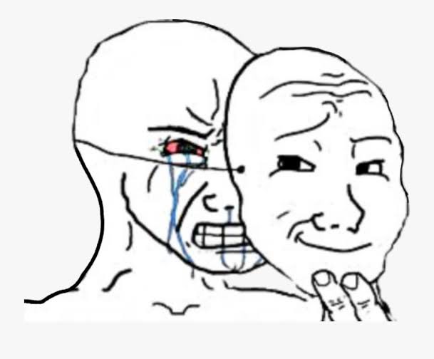 Derp Face Drawing Crying