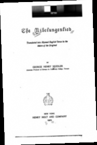 {Read/Download} The Nibelungenlied: Translated Into Rhymed English Ver ...