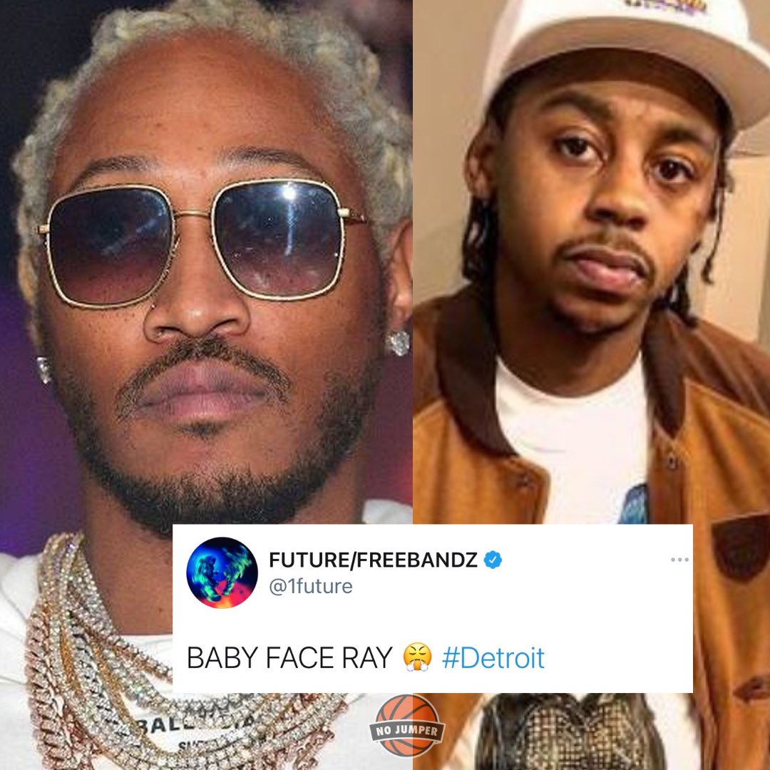 Rapper Future Without Glasses