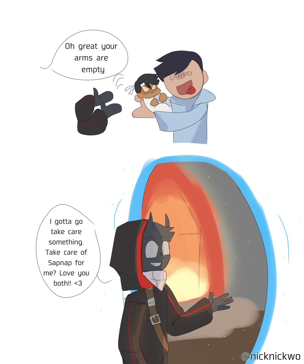 「Badboyhalo and Skeppy roaming around the server like to this」Nick ...