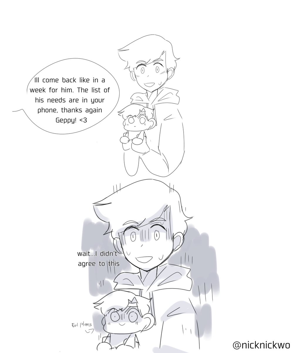 「Badboyhalo and Skeppy roaming around the server like to this」Nick ...