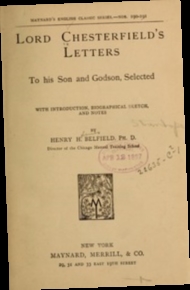 {Read/Download} Lord Chesterfield's letters to his son and godson {Ebo ...