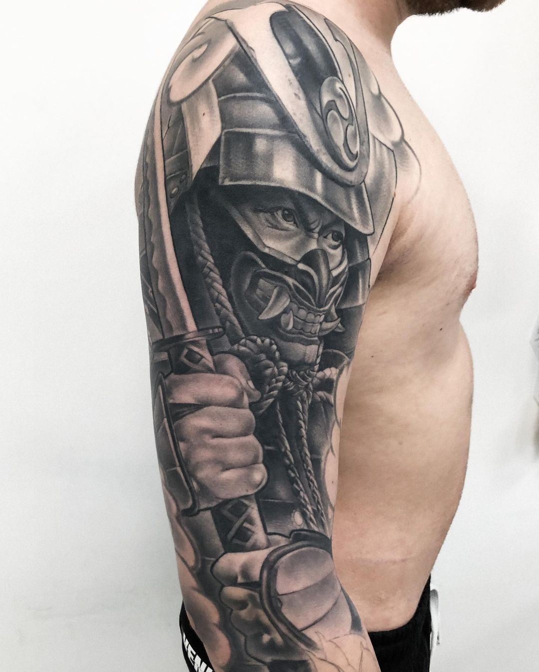 Afro Samurai Tattoo Sleeve