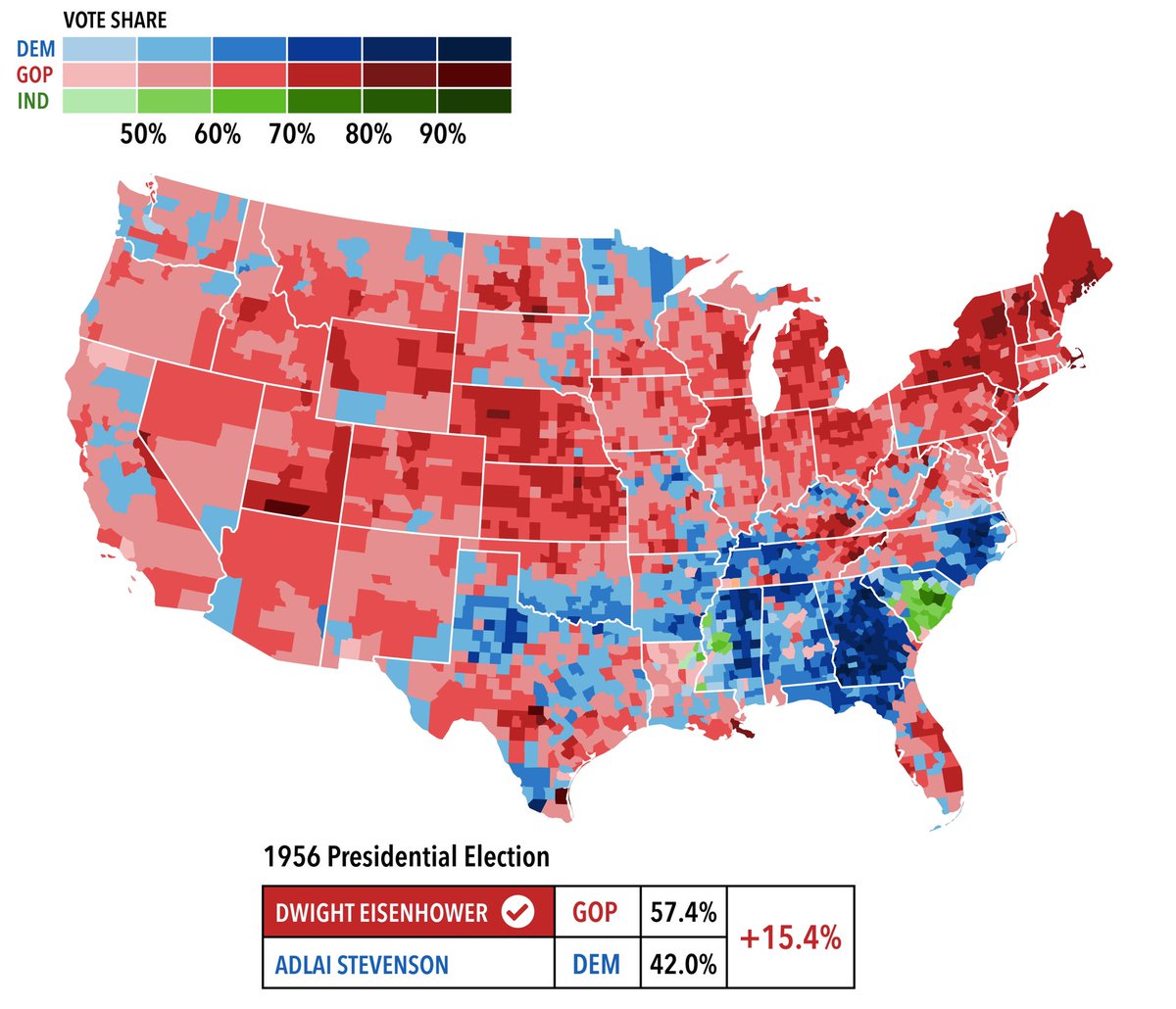 Election Of 1956 Results