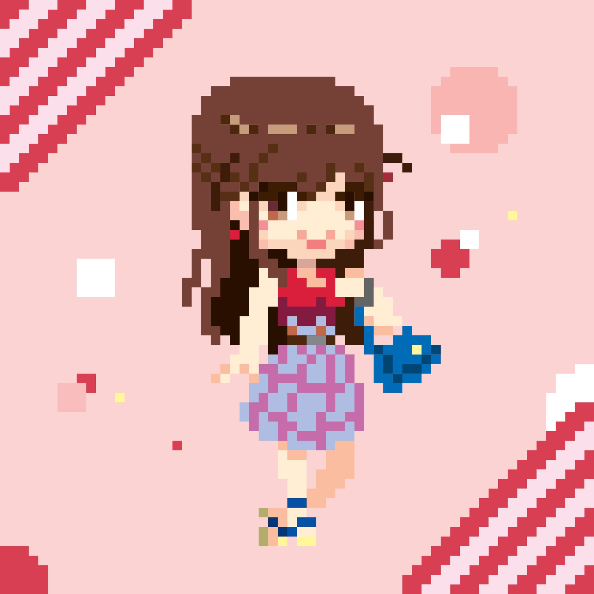 Anime 8 Bit Pixel Horror
