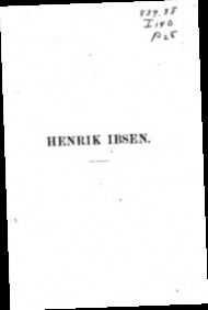 {Read/Download} Henrik Ibsen: Ein Beitrag zur neuesten Geschichte der ...