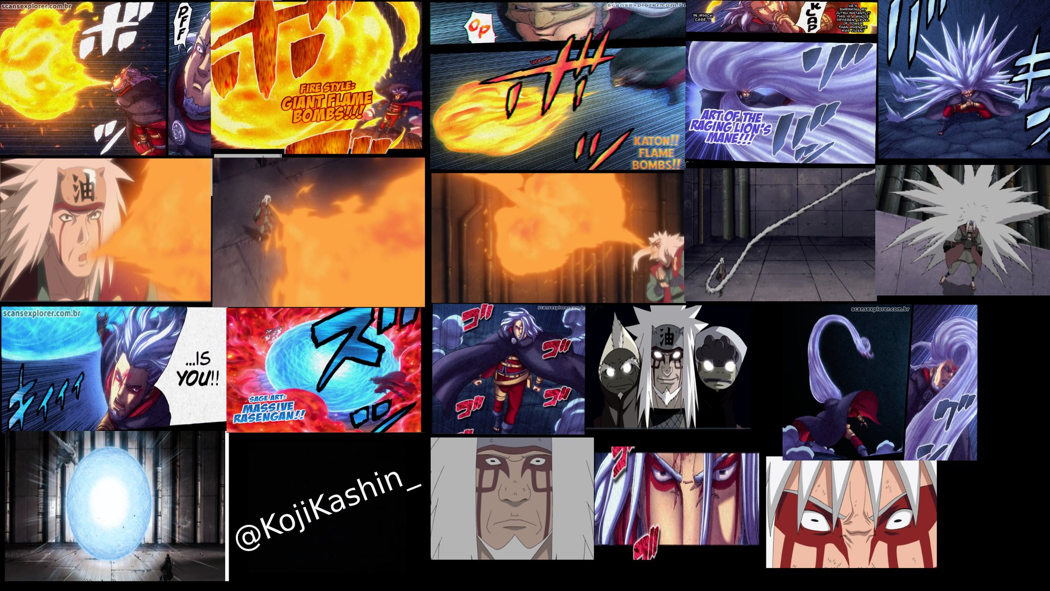 Jiraiya Flame Rasengan