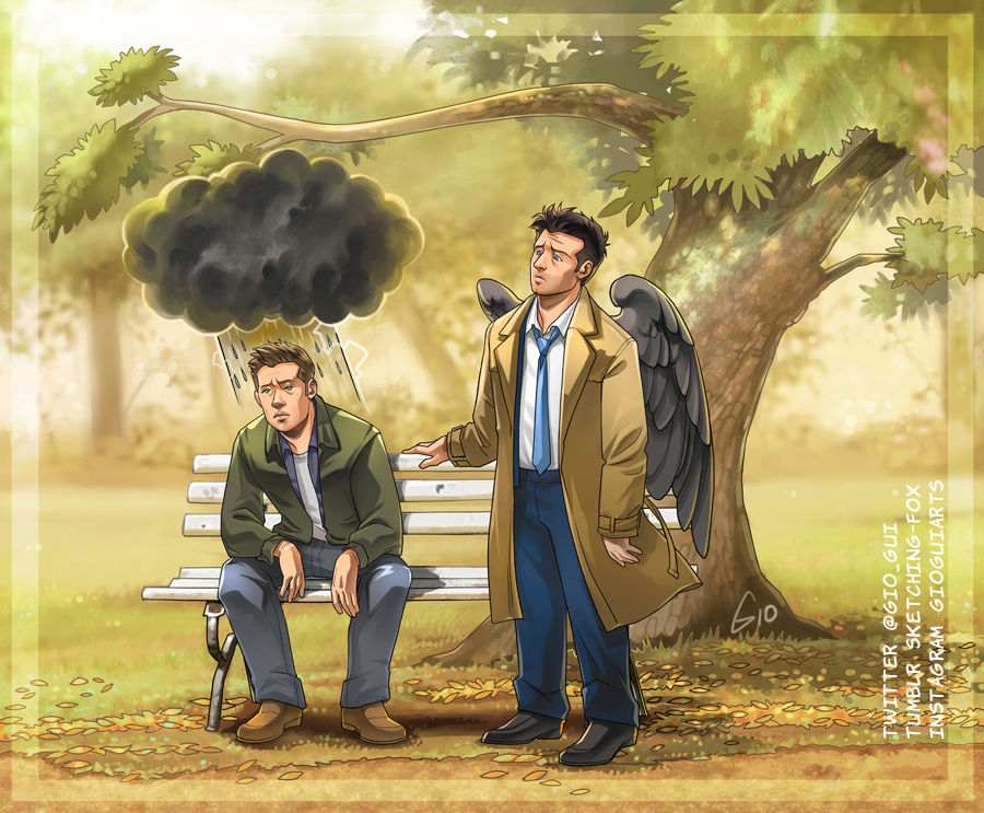 Castiel Anime Fan Art