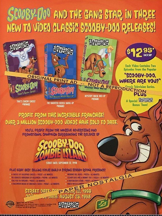 Scooby Doo Mystery Mask Mix Up Vhs
