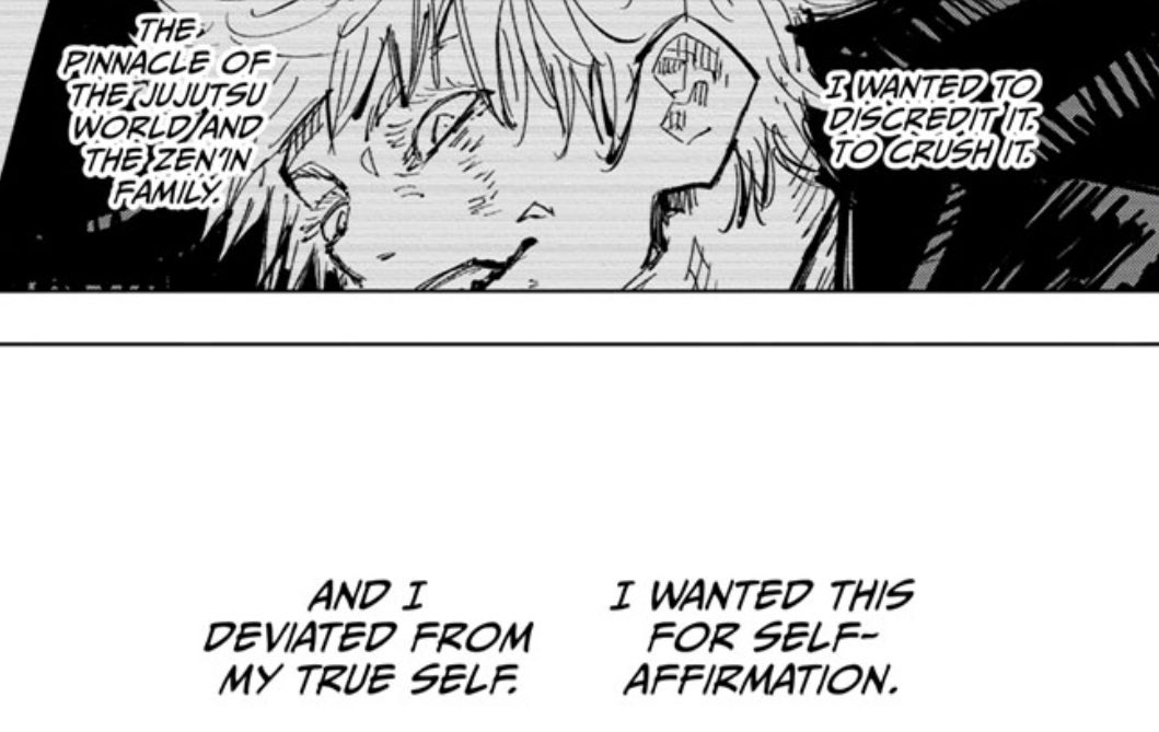 Thread by @LuhEasy, I see Toji discourse but imo I think this chapter’s ...