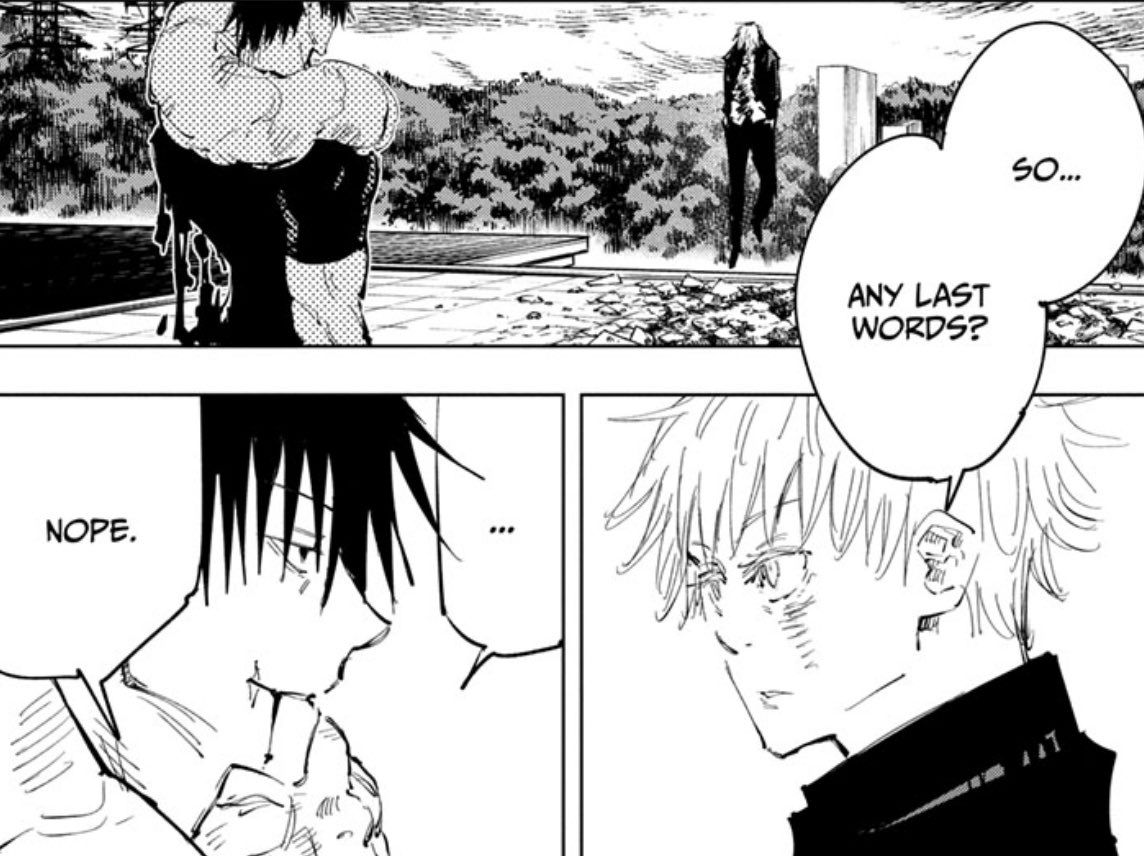 Thread by @LuhEasy, I see Toji discourse but imo I think this chapter’s ...