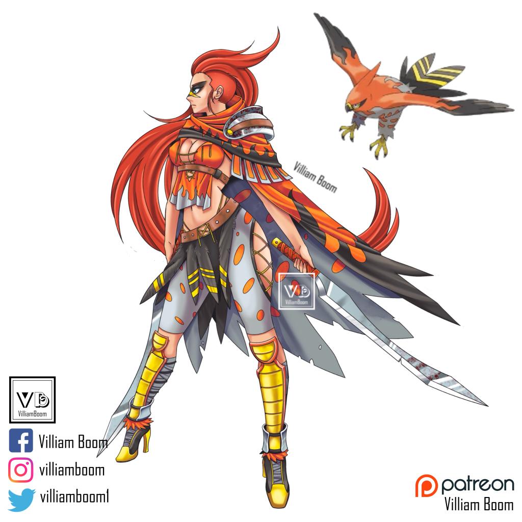 Talonflame Gijinka