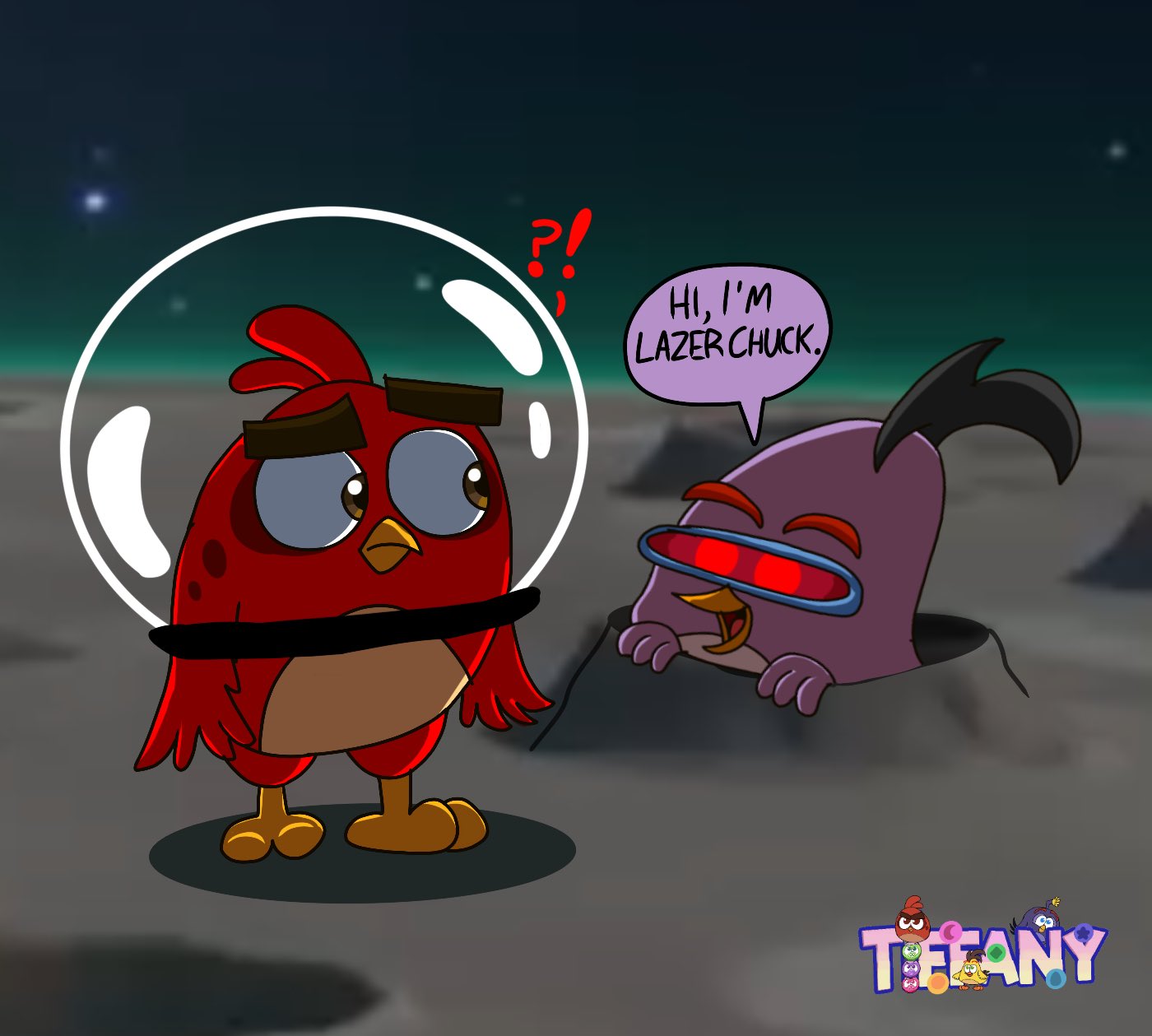 How To Draw Angry Birds Space Lazer Bird