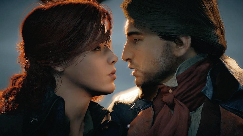 Wallpaper Assassin S Creed Unity Arno And Elise Élise De La Serre