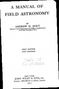 {Read/Download} A Manual of Field Astronomy {Ebook EPUB PDF} / Twitter