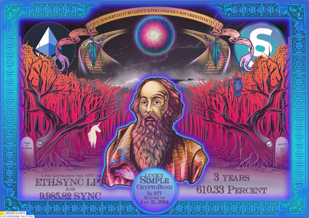 SYNC Network Bot on Twitter: "$SYNC - $ETH #CryptoBond no. 877 created with $199.44, yielding ...