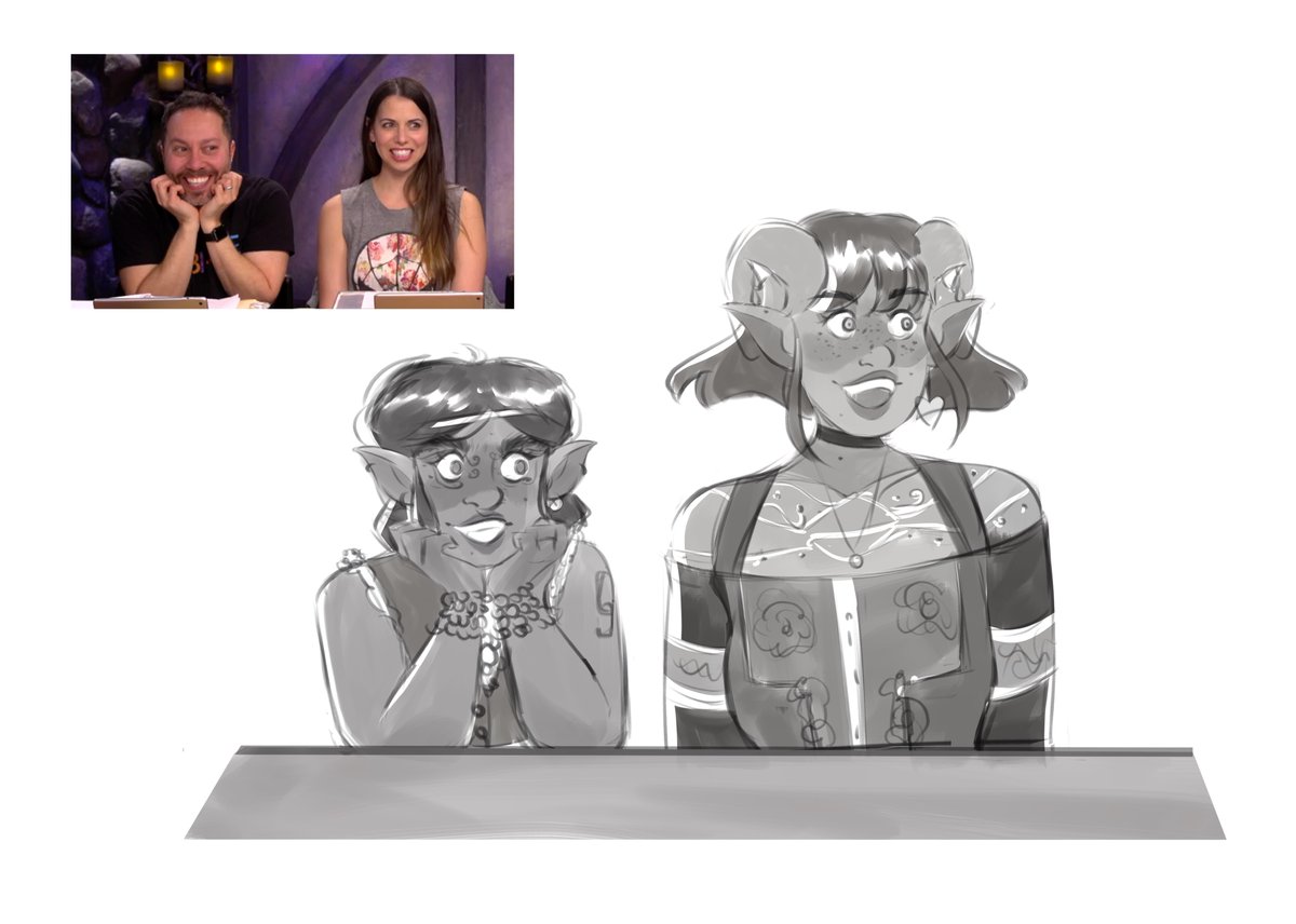 「some #CriticalRole screencap redraws bec」|eli marigo 🌈 looking 4 work!の漫画