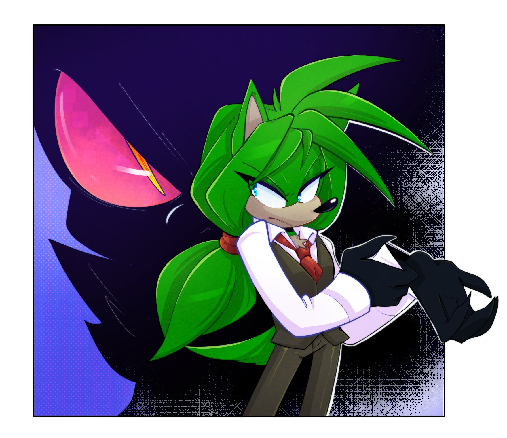 FoxieSkullz Artz on Twitter: "He sells catnip to children @ChocomintyStars #Manic # ...