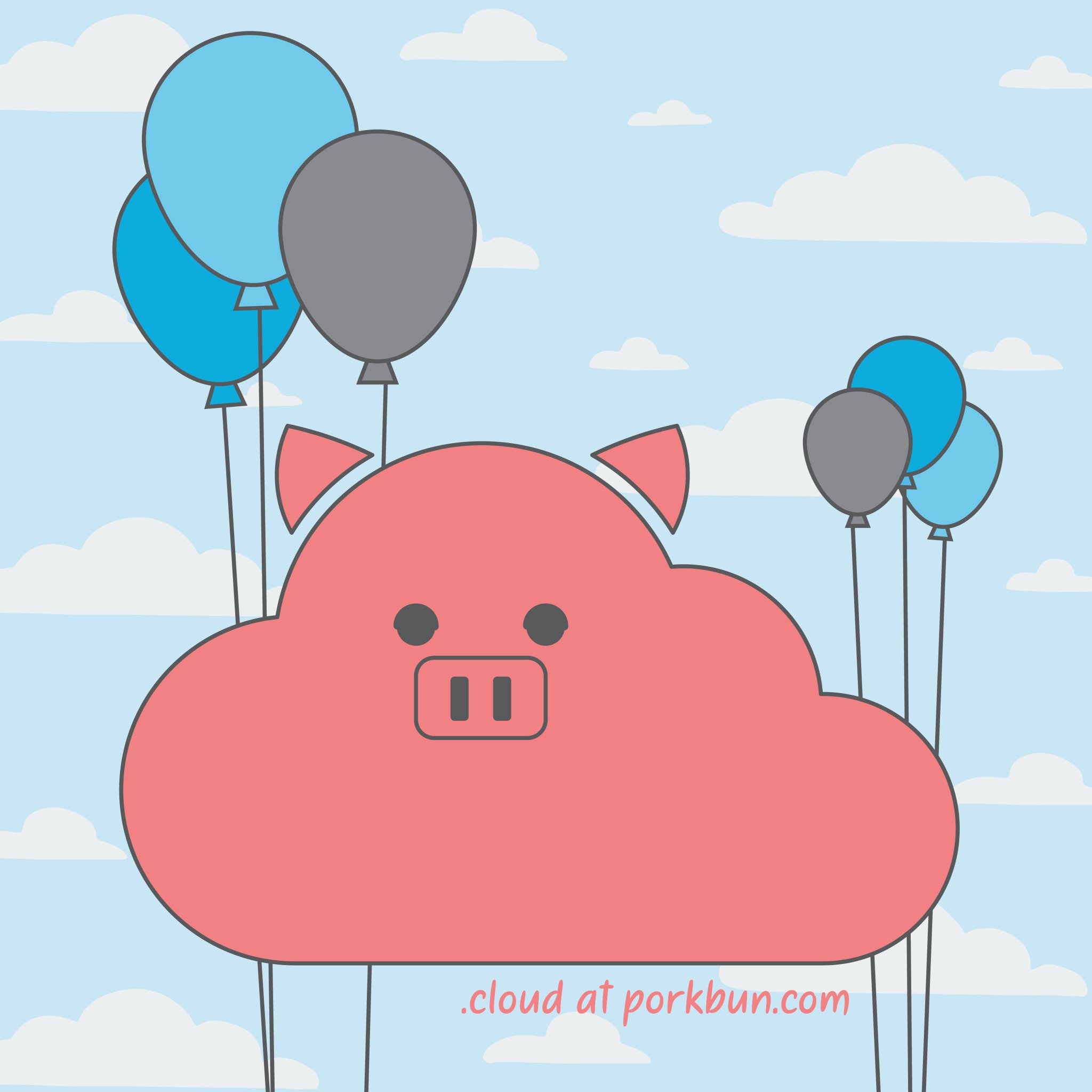 Porkbun on Twitter: "#GIVEAWAY time!! Celebrating 5 years of .cloud domains! Enter for your ...