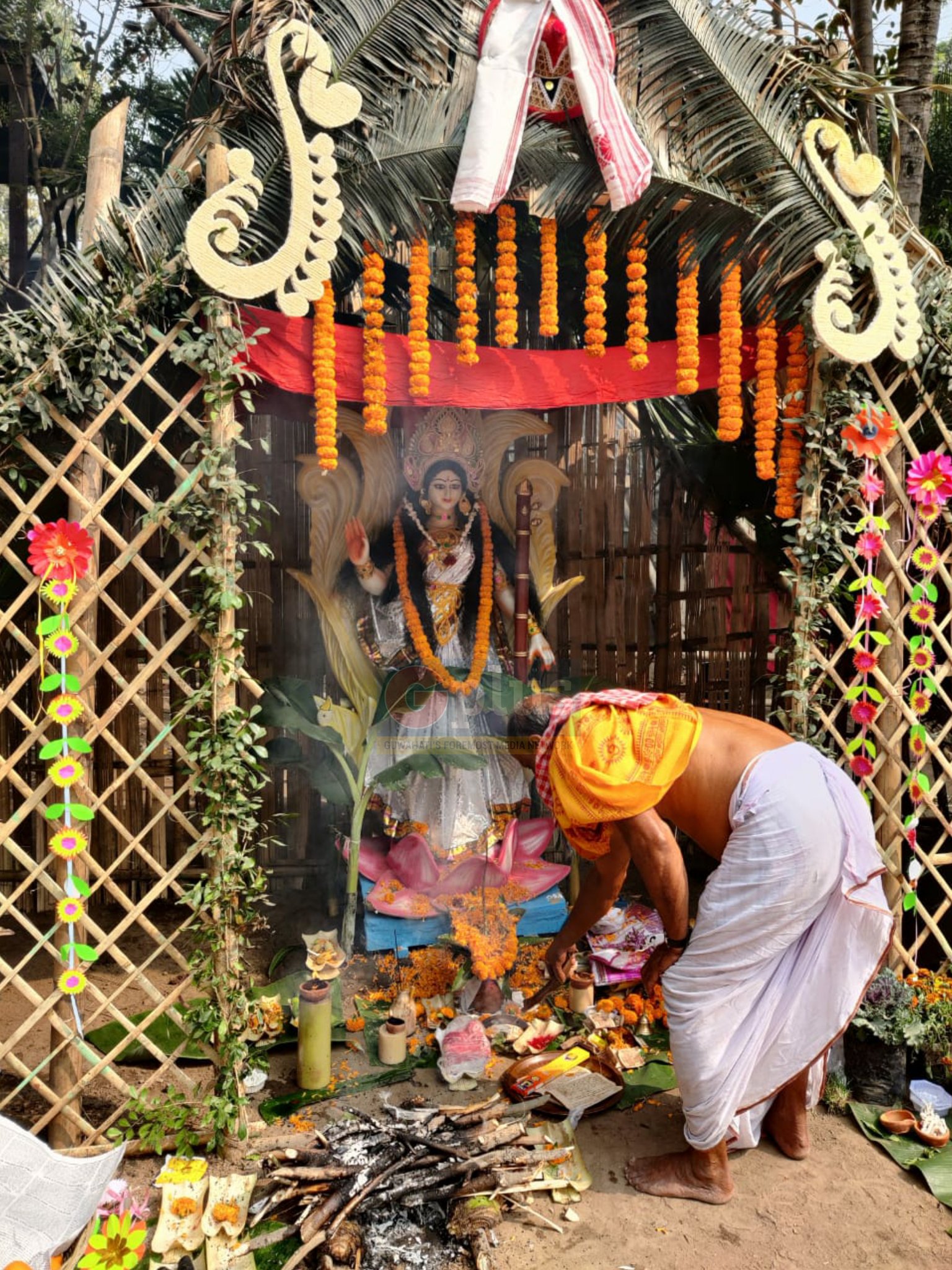 Saraswati Puja Pandal
