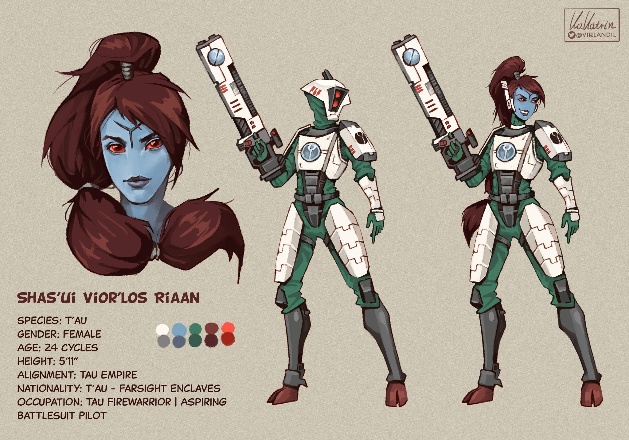 Tau Female Warhammer