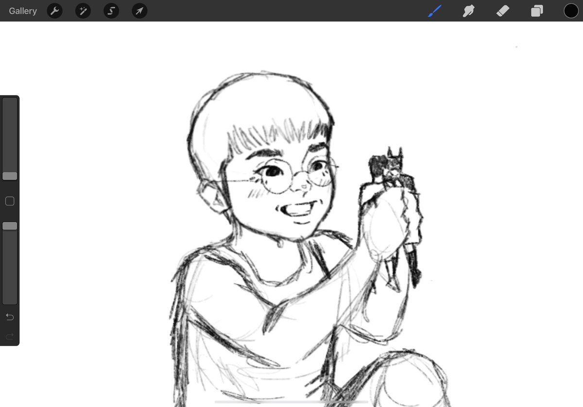 「Quick commish break sketch ?? 」|Gab! @ Stickercon Day 2 🕺🏽の漫画