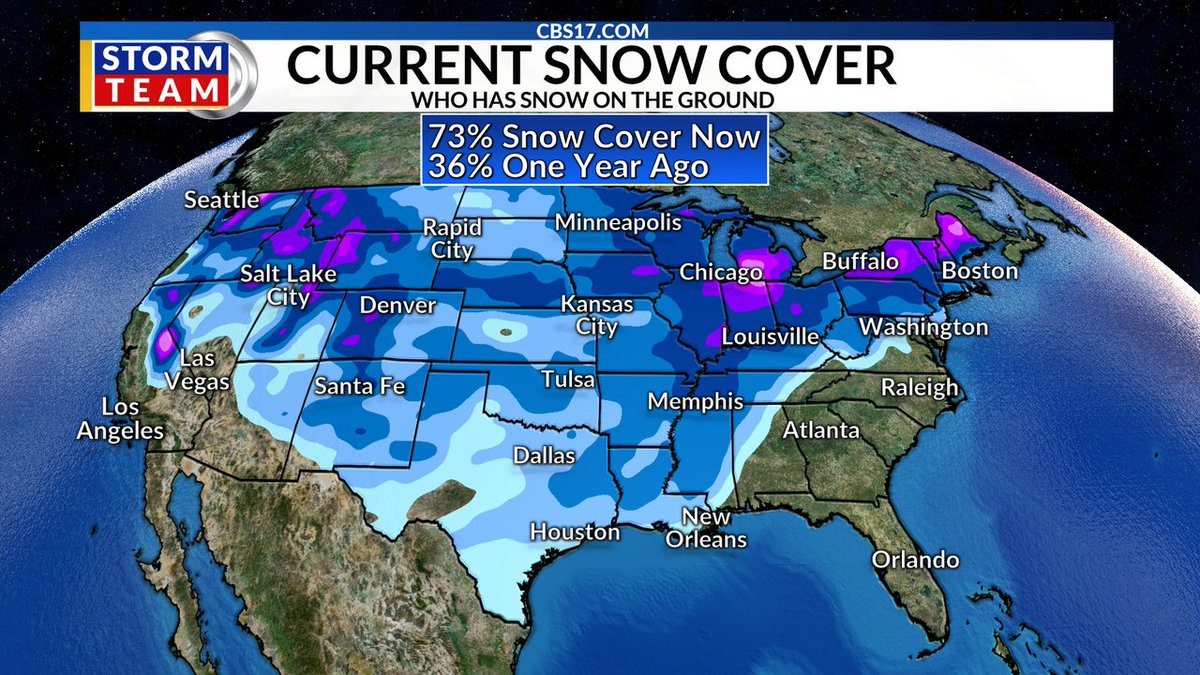 Current Snow Cover United States