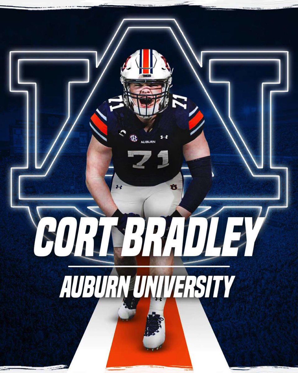 2021 3* C Cort Bradley commits to Auburn as a PWO : r/CFB