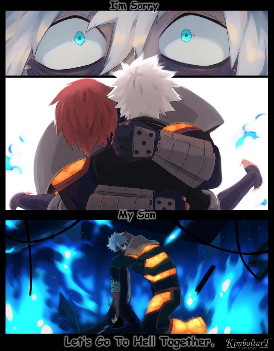 「Some traditional and digital demon dabi sketches I've been w」KimboltarTの漫画