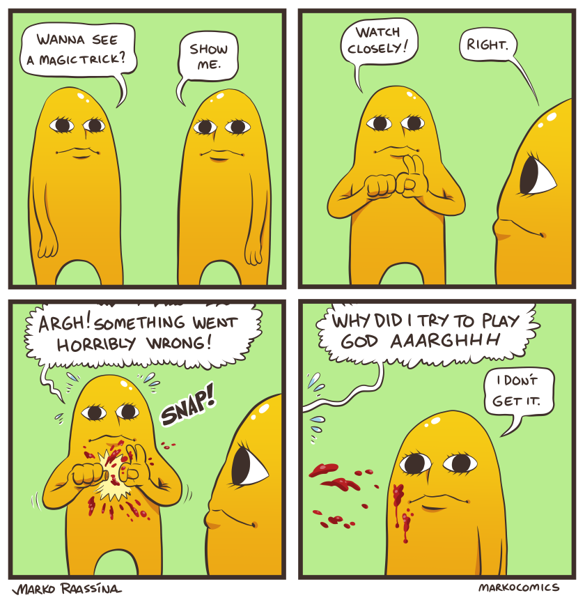 「Magic Trick 」Marko (Nerd and Jock comics)の漫画