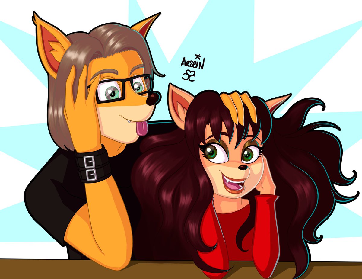 Crunch Bandicoot And Tani Tiger
