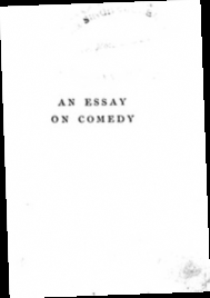 {Read/Download} An Essay On Comedy {Ebook EPUB PDF} / Twitter