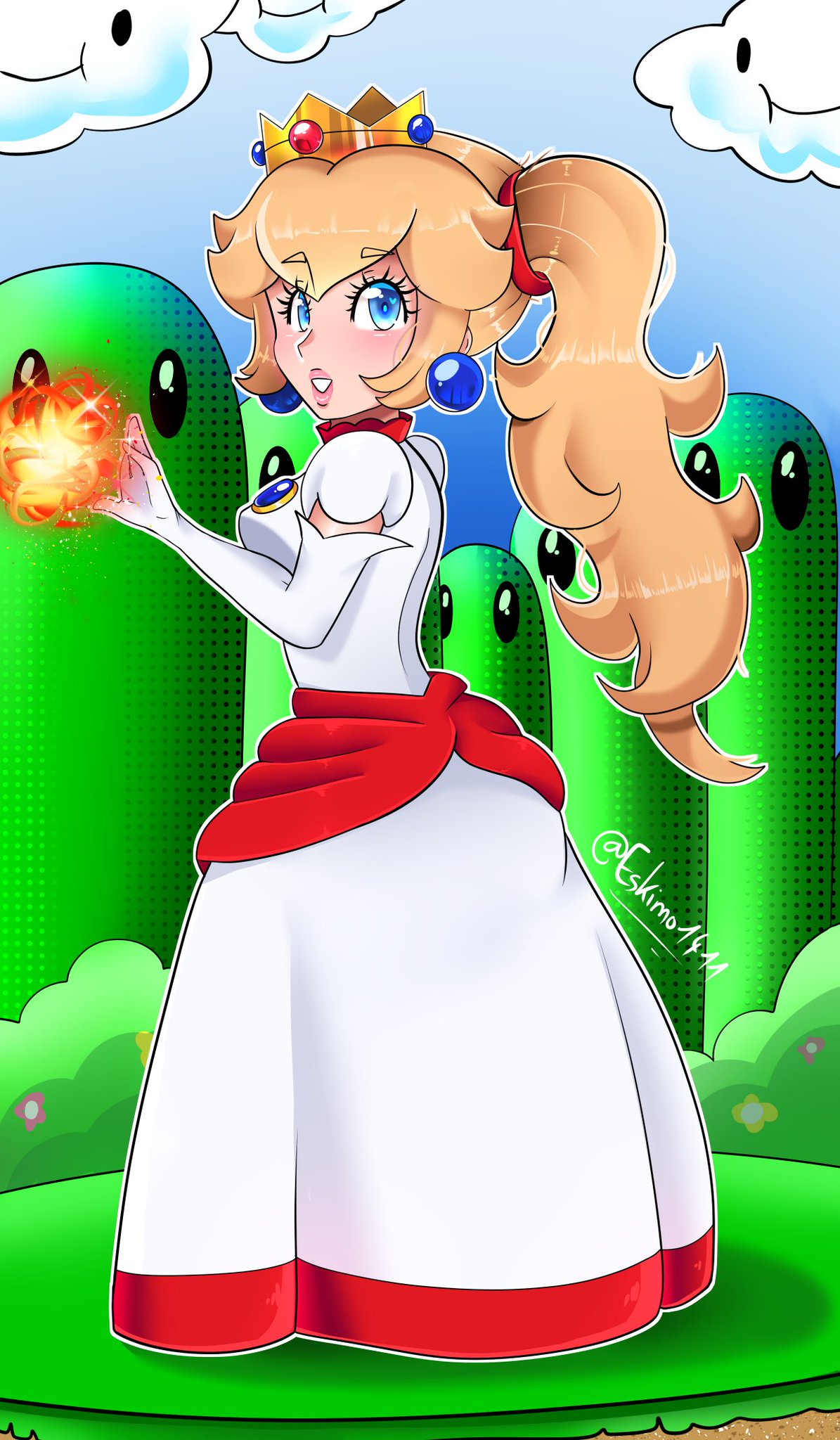 Super Mario 3d World Fire Princess Peach