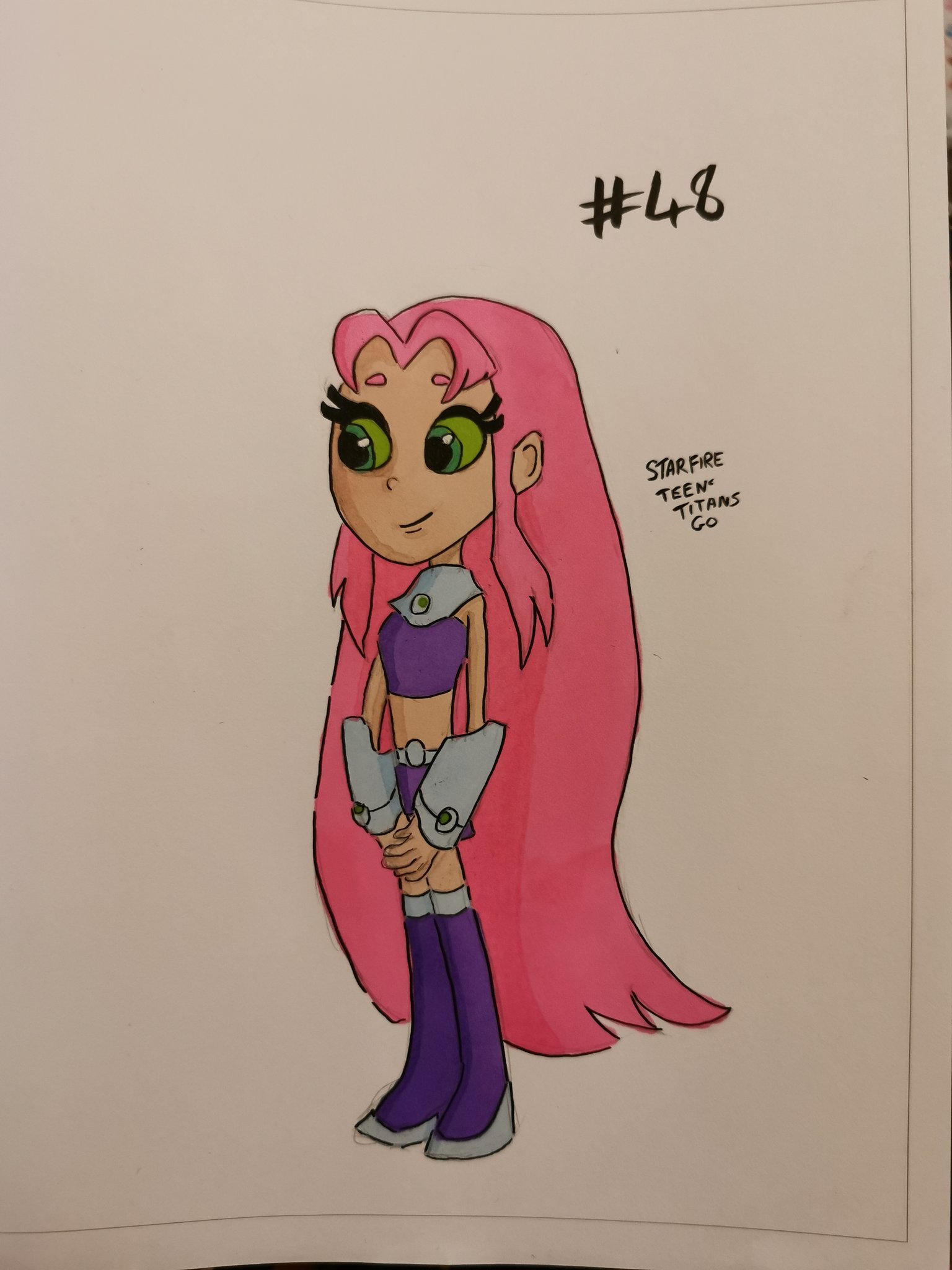 How To Draw Starfire From Teen Titans Go
