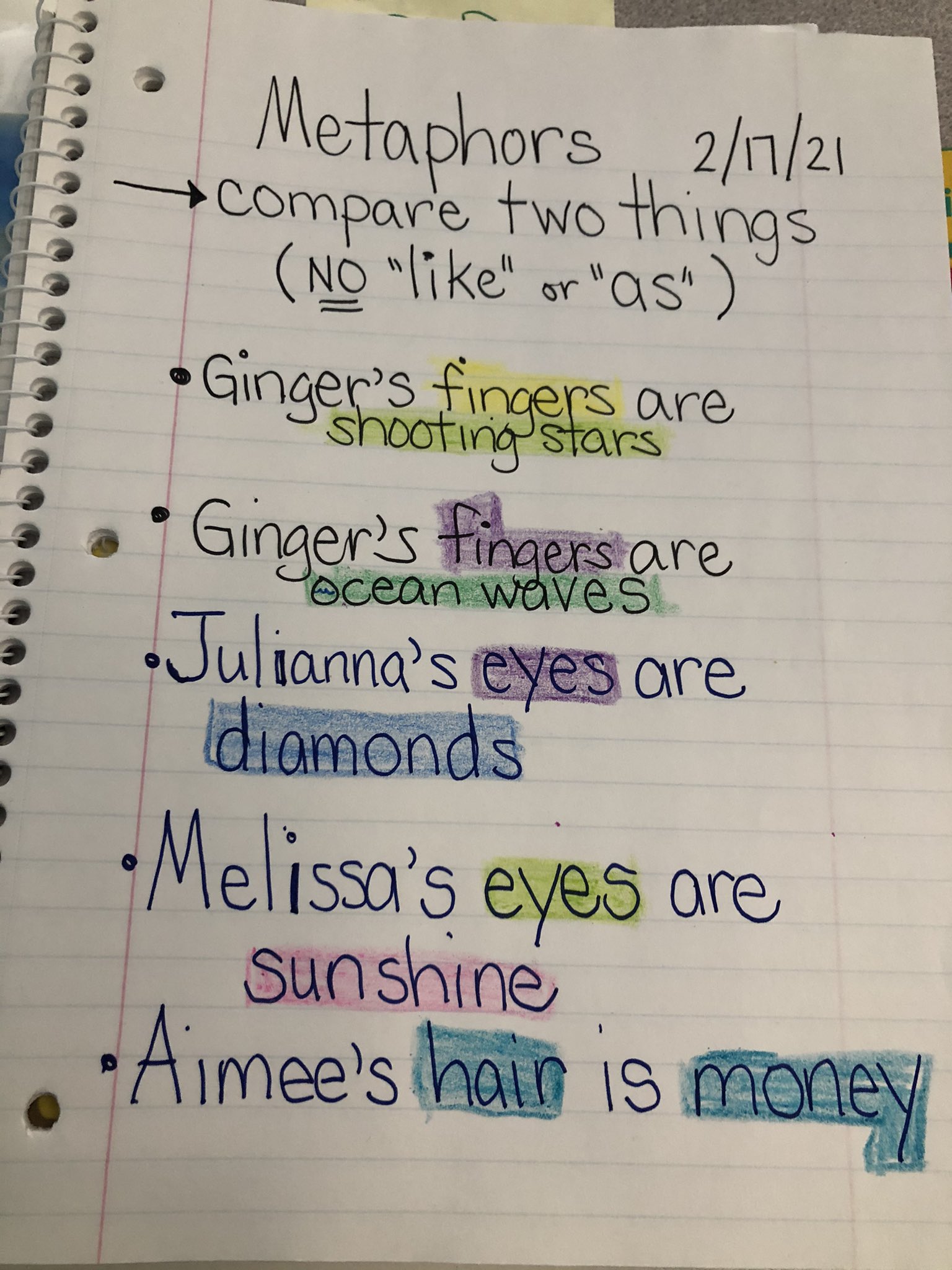 Metaphor Images For Kids