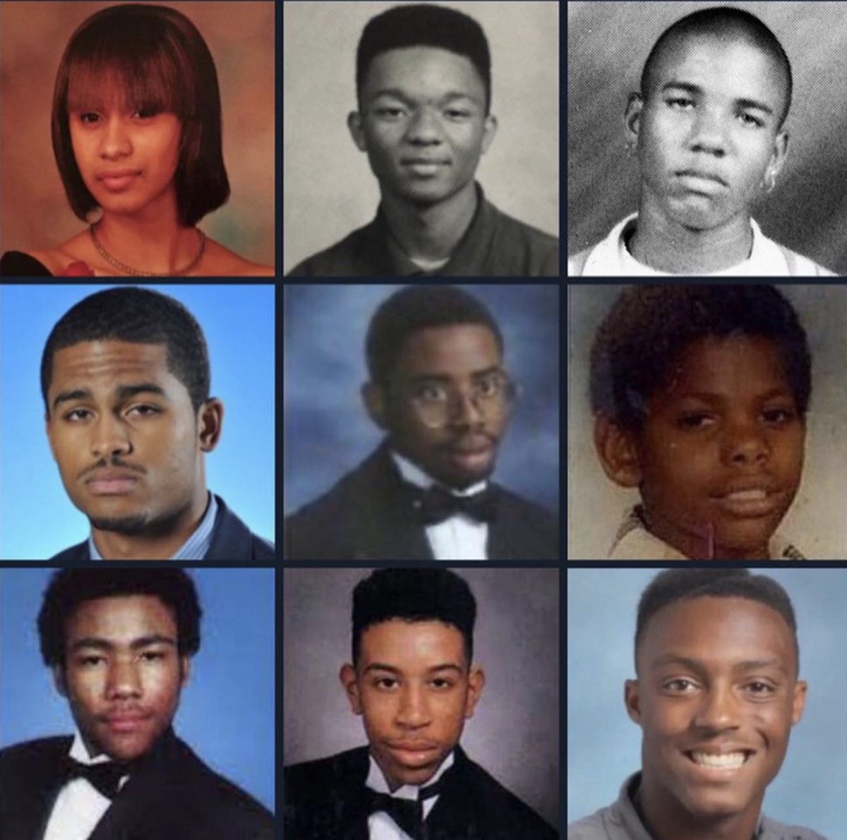 Rappers High School Pictures
