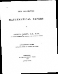 {Read/Download} The Collected Mathematical Papers of Arthur Cayley: Su / Twitter