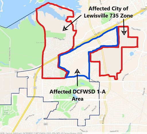 Denton County Boundaries Map