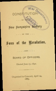 {Read/Download} Constitution of the New Hampshire society of the Sons ...