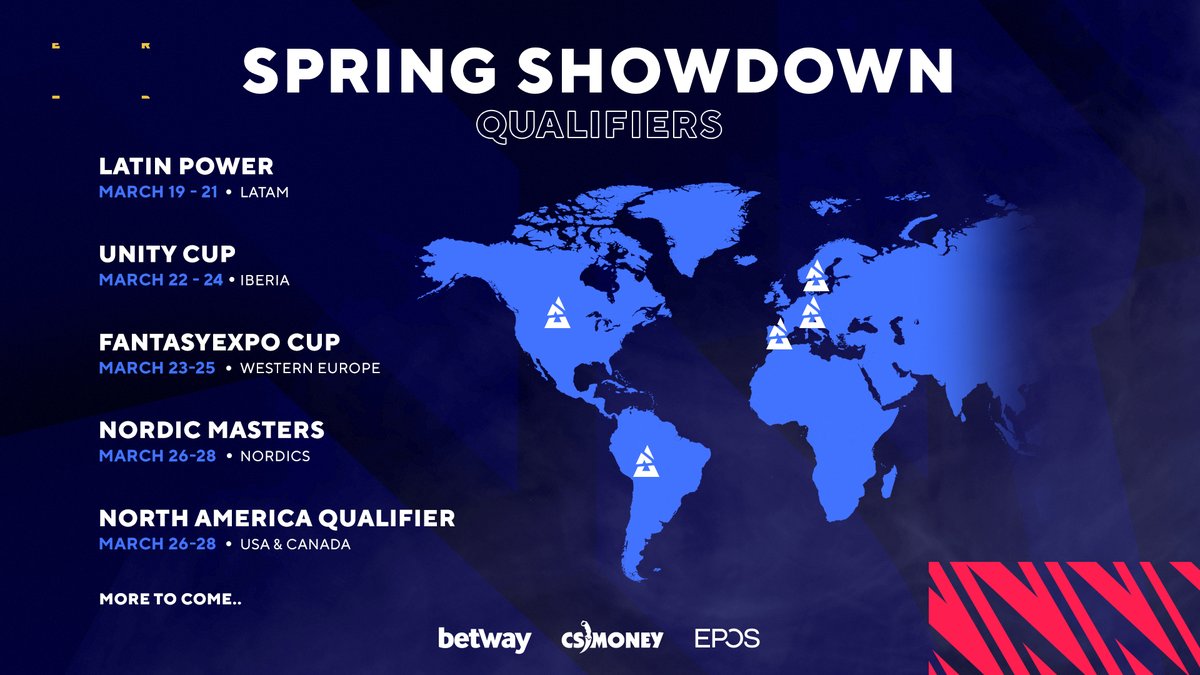 BLAST announce regional qualifiers for Spring Showdown : r/GlobalOffensive