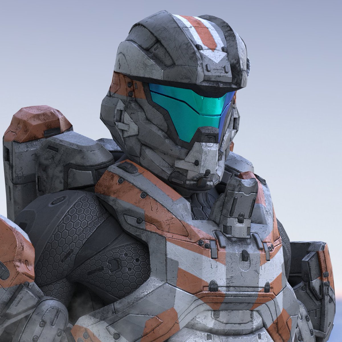 Halo 4 Recruit Armor Drawing