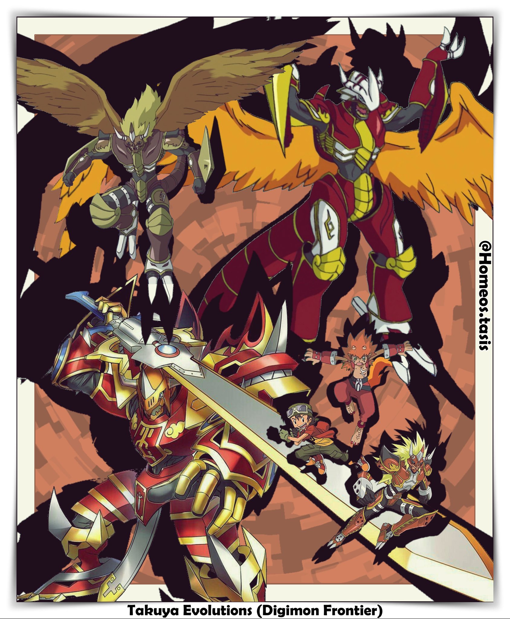 Digimon Frontier Agunimon Evolution