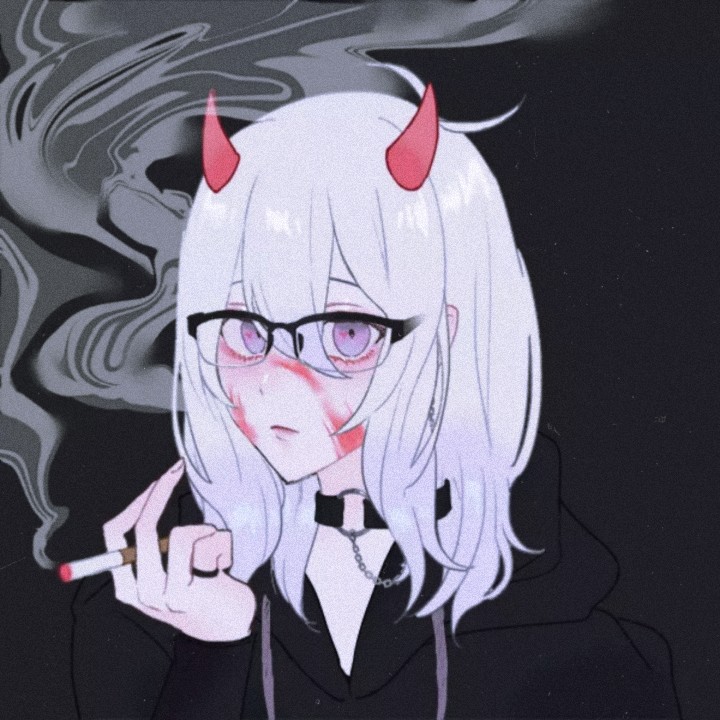 Anime Girl Demon Pfp