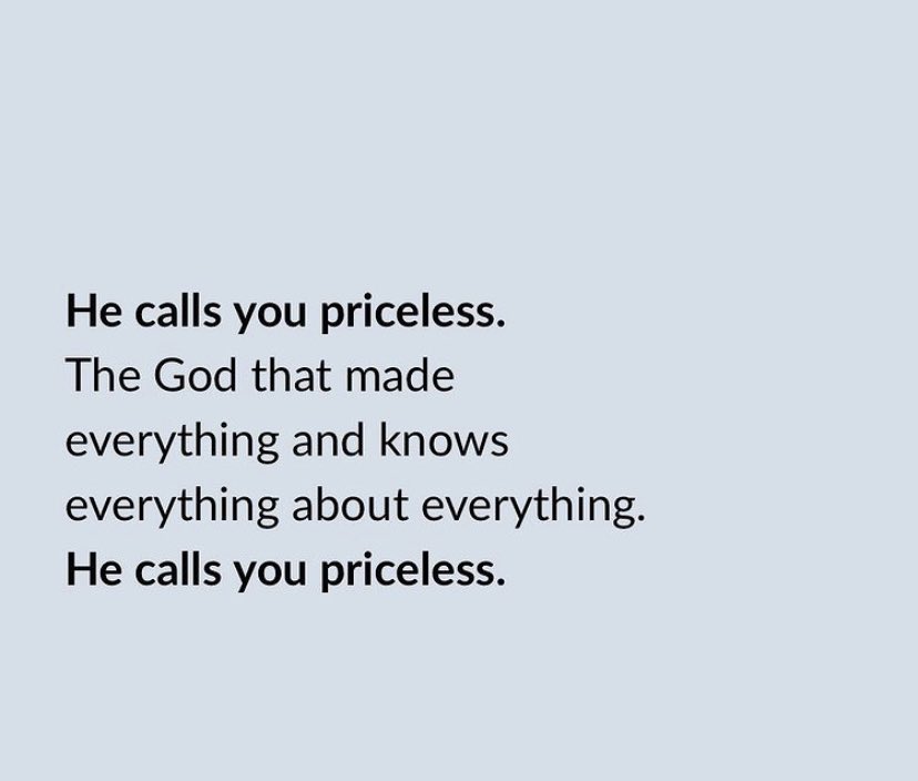 You Are Priceless To God