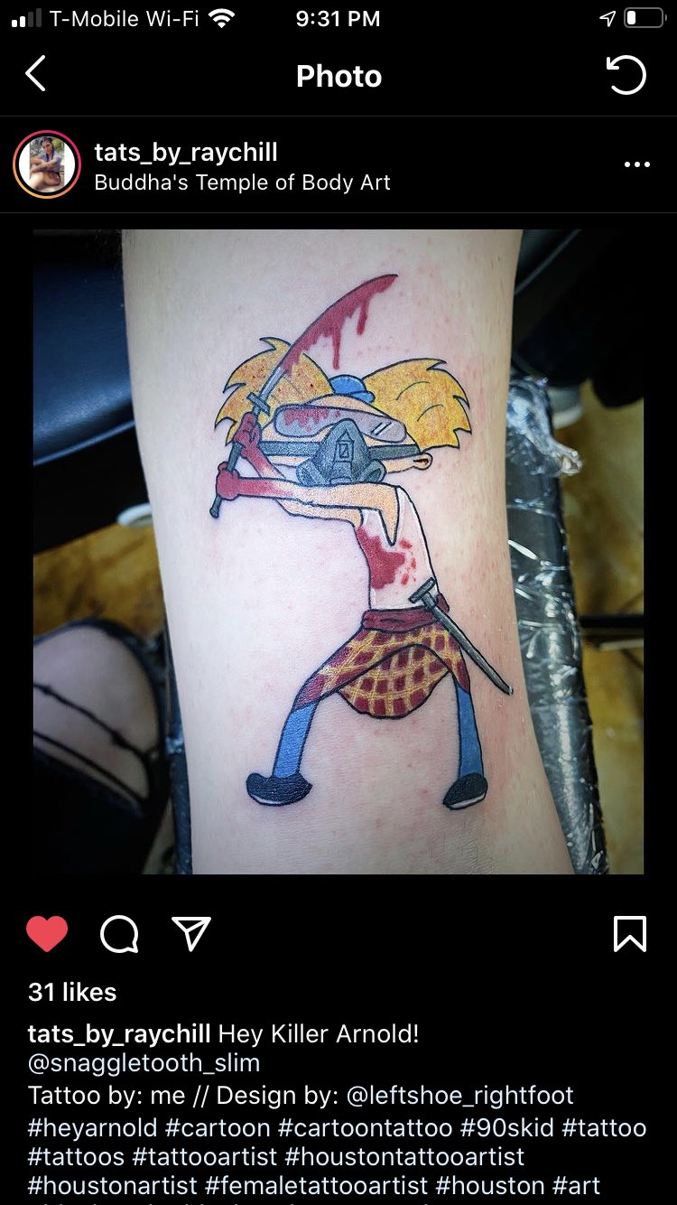 Hey Arnold Tattoo