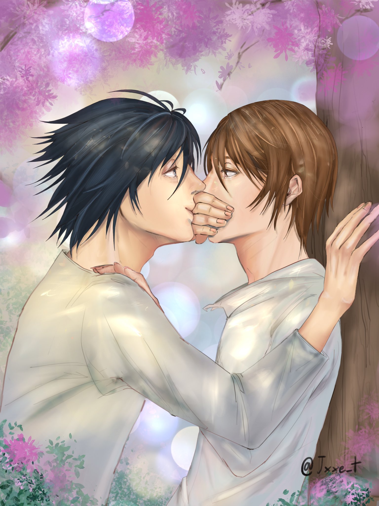 L And Light Kissing
