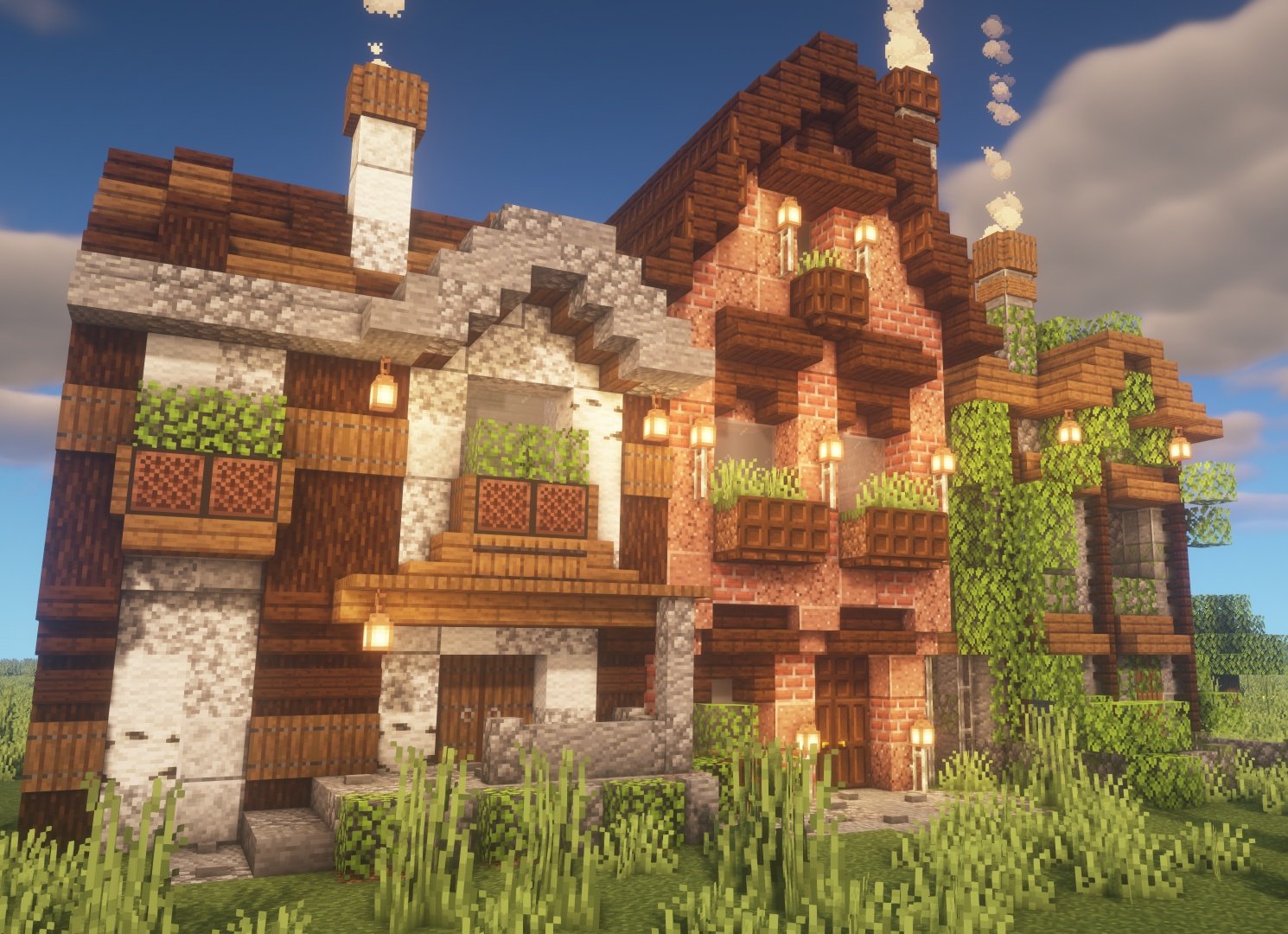 Minecraft Row House