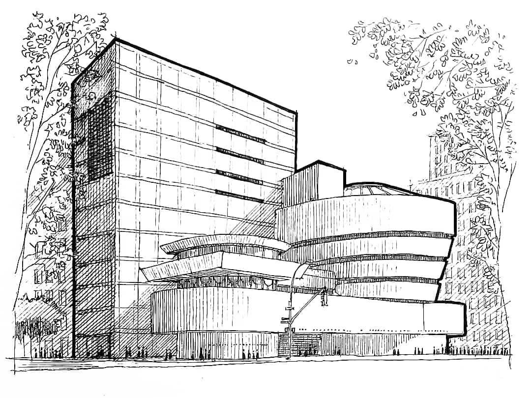 Guggenheim Museum Sketch