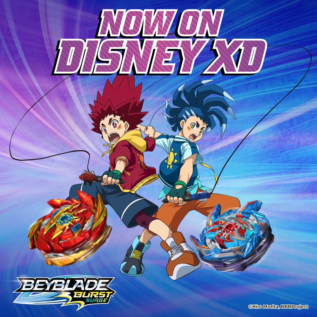 Beyblade Official on Twitter: "BEYBLADE BURST SURGE airing on Disney XD at 8:00am PST tomorrow ...