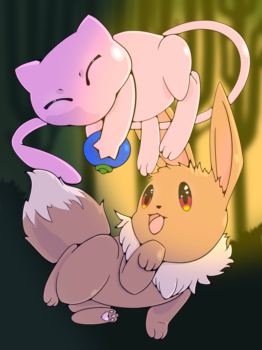 Mew And Eevee